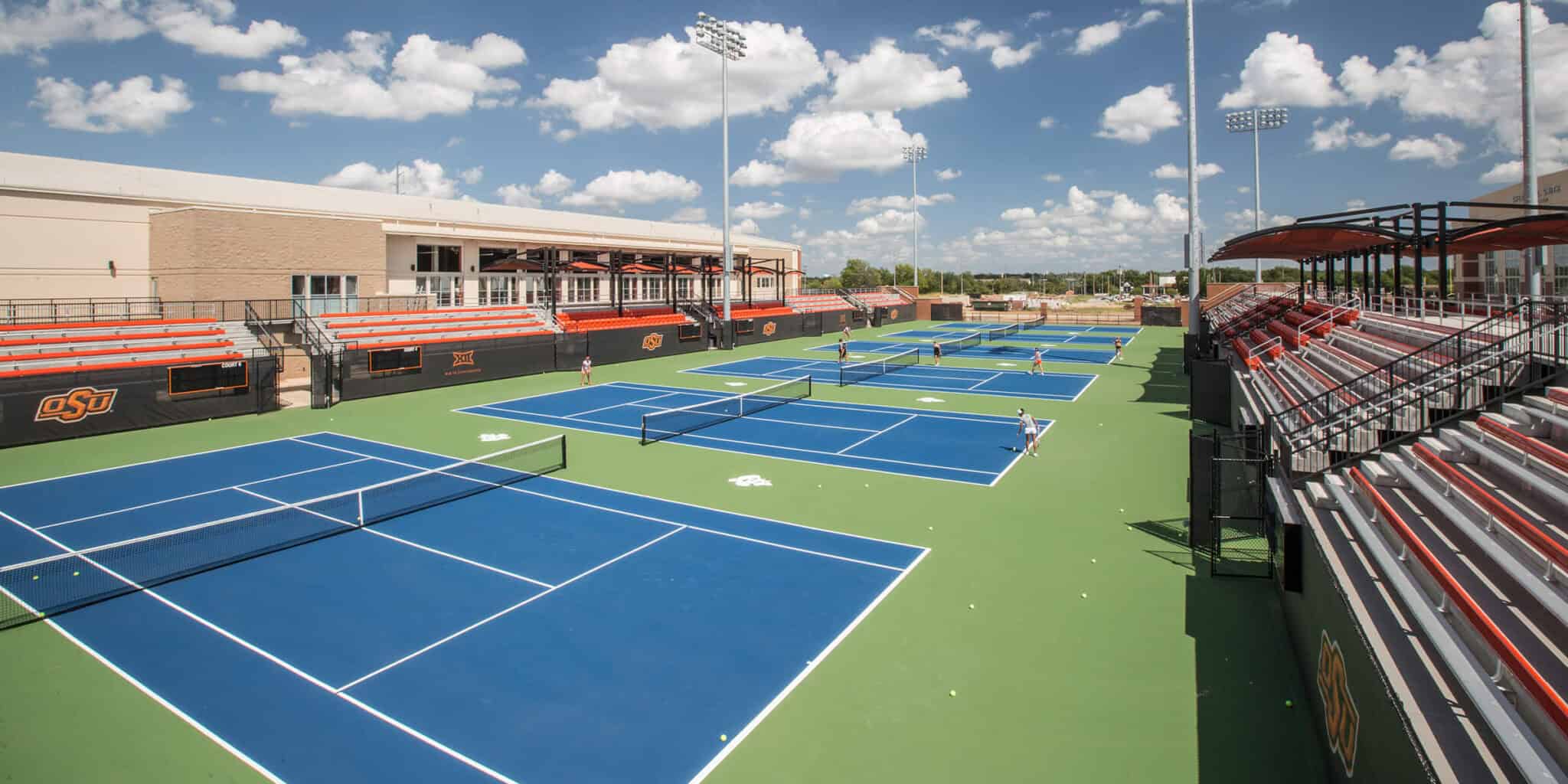 Oklahoma State University Michael and Anne Greenwood Tennis Center - Wallace Design Collective